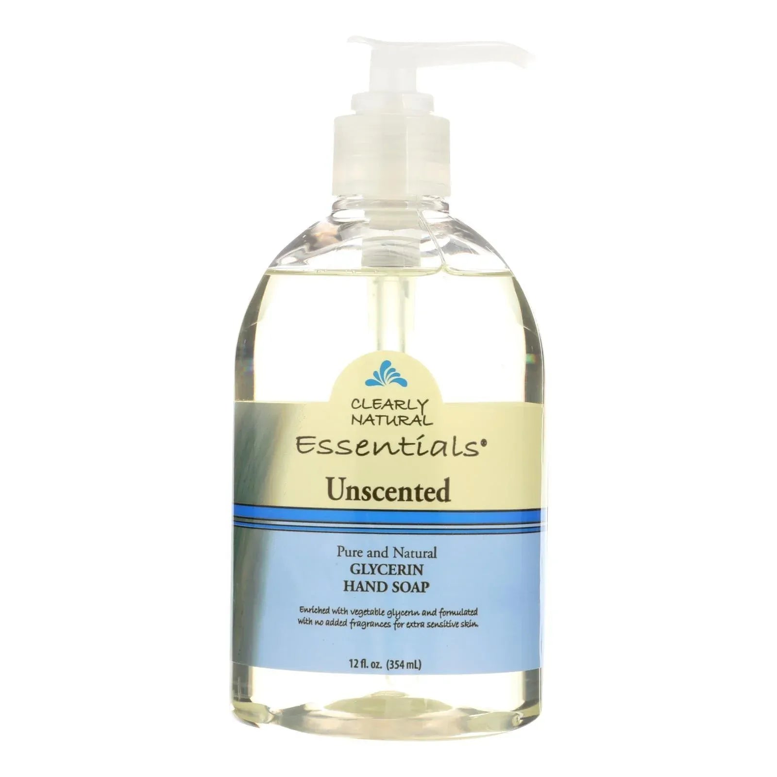Clearly Natural Pure And Natural Glycerine Hand Soap Unscented - 12 Ou ...